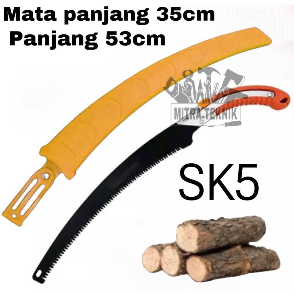 Jual Gergaji Runcing Bengkok Mata Pisau SK5 Pruning Saw Potong Ranting Dahan Kayu Serbaguna ...