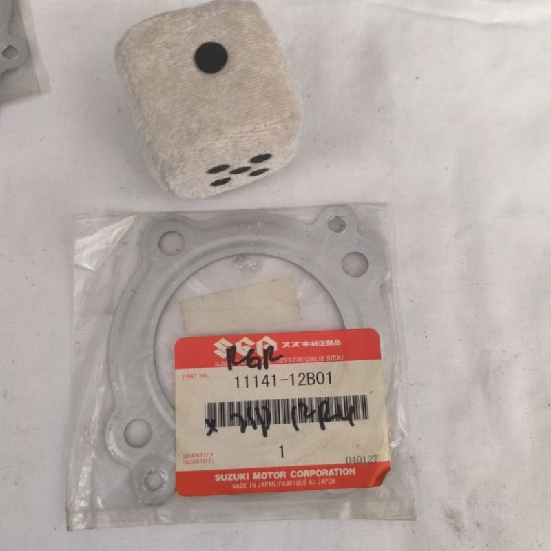 Jual Paking gasket blok head cylinder atas Suzuki RGR 150 original SGP ...
