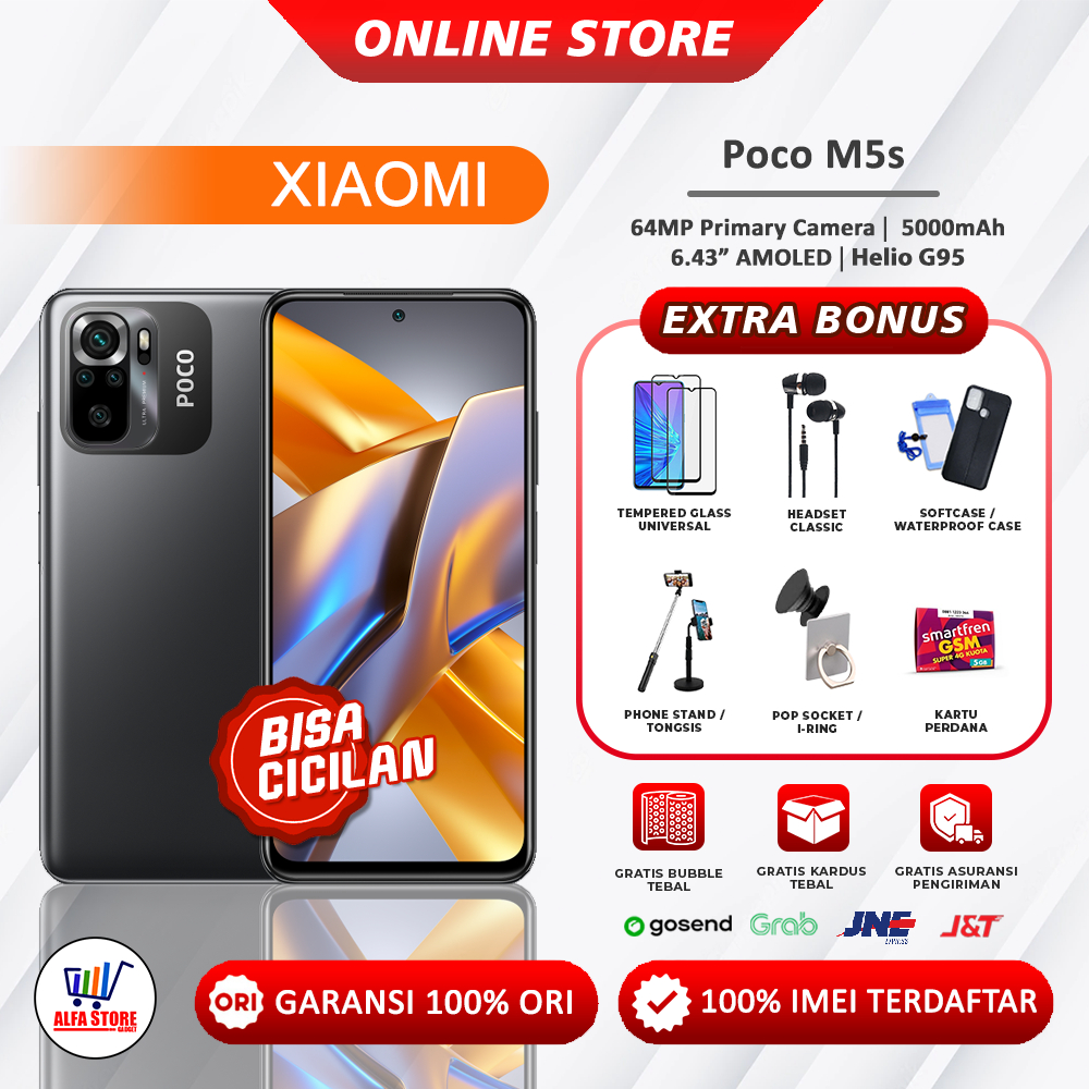 Jual XIAOMI POCO M5s 6/128 GARANSI RESMI | Shopee Indonesia