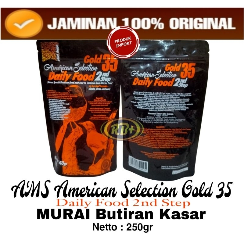 Jual AMS American Selection Gold 35 Daily Food 2nd Step MURAI Butiran ...