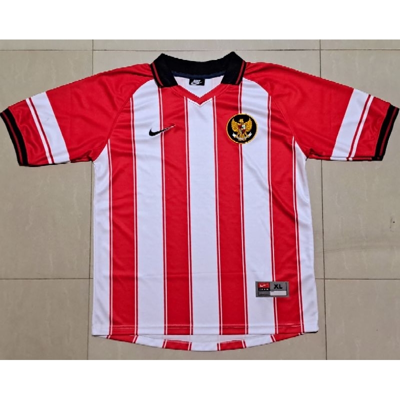 Jual JERSEY RETRO TIMNAS INDONESIA HOME 2003 | Shopee Indonesia