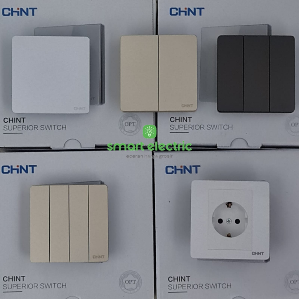 Jual Chint New 2M Saklar Stop Kontak Switch Colokan Listrik Cetekan ...