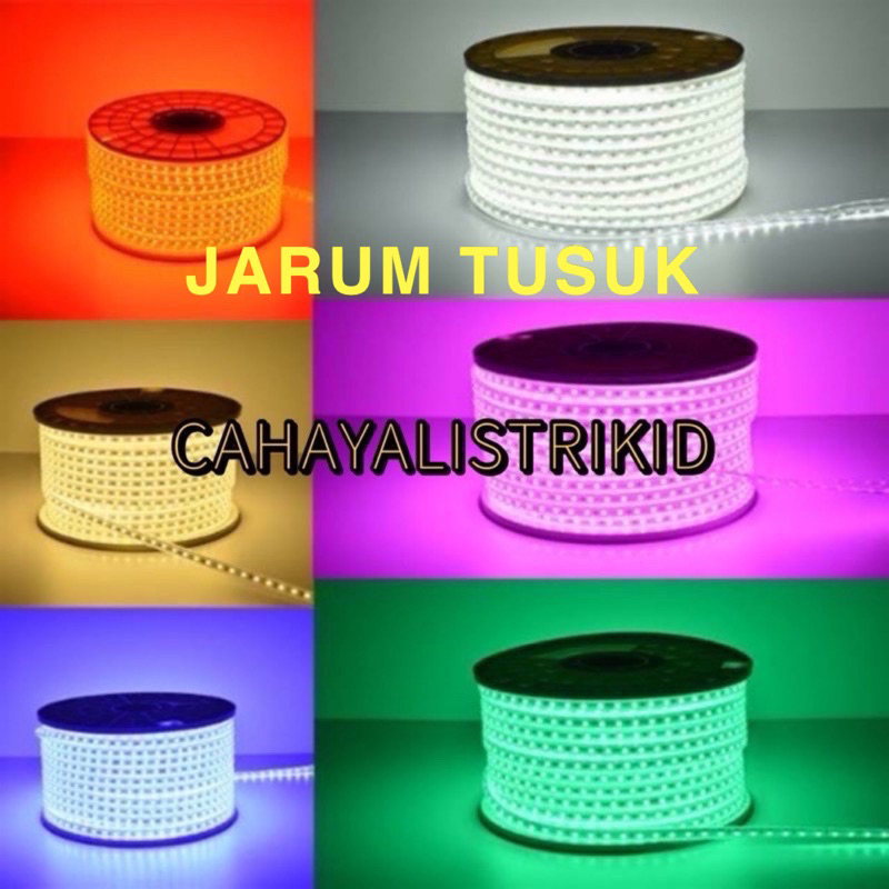 Jual LAMPU LED STRIP SELANG JARUM SMD 5050 100M 100 METER / LAMPU ...