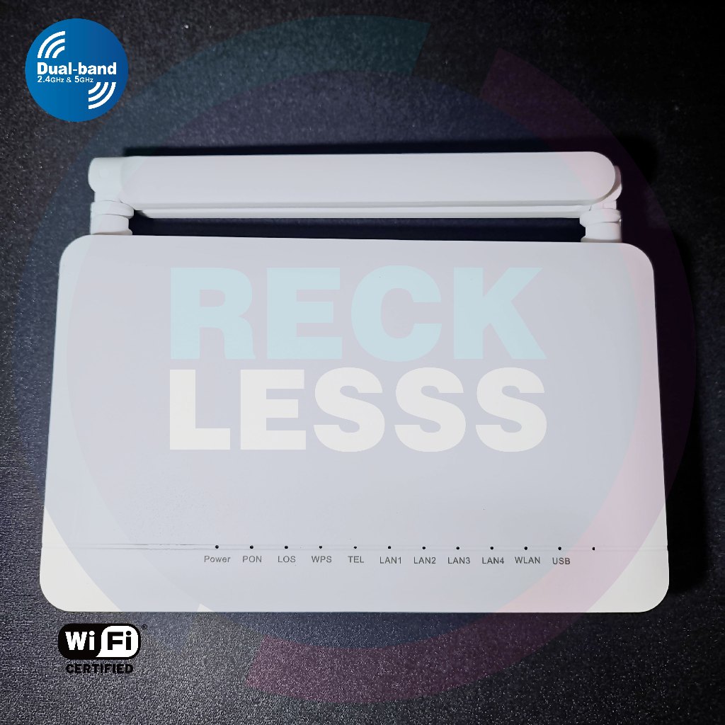 Jual Modem Router GPON / XPON ONU ONT support OMCI F670L Dual Band 2.4G ...