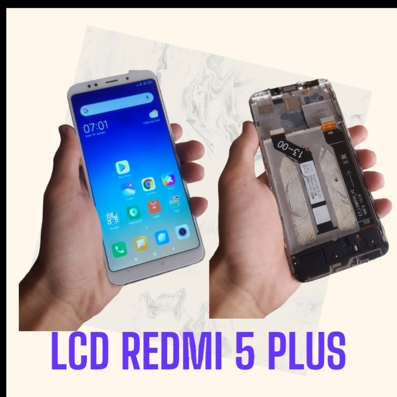 Jual LCD PLUS FRAME REDMI 5 PLUS TINGGAL PASANG | Shopee Indonesia