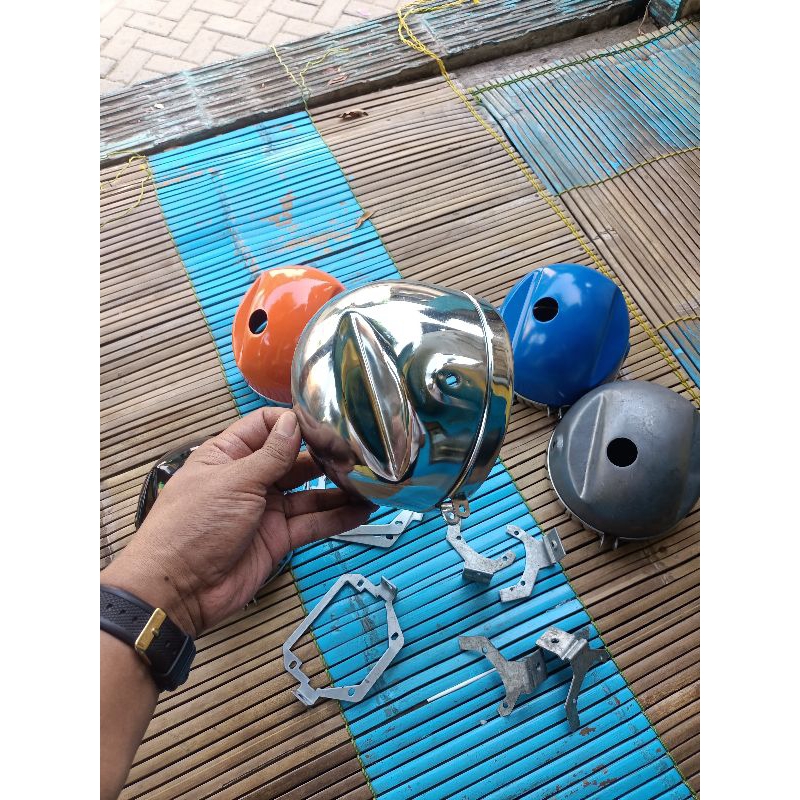 Jual Batok lampu cb125 Full press besi pnp biled 5,7 inchi | Shopee ...