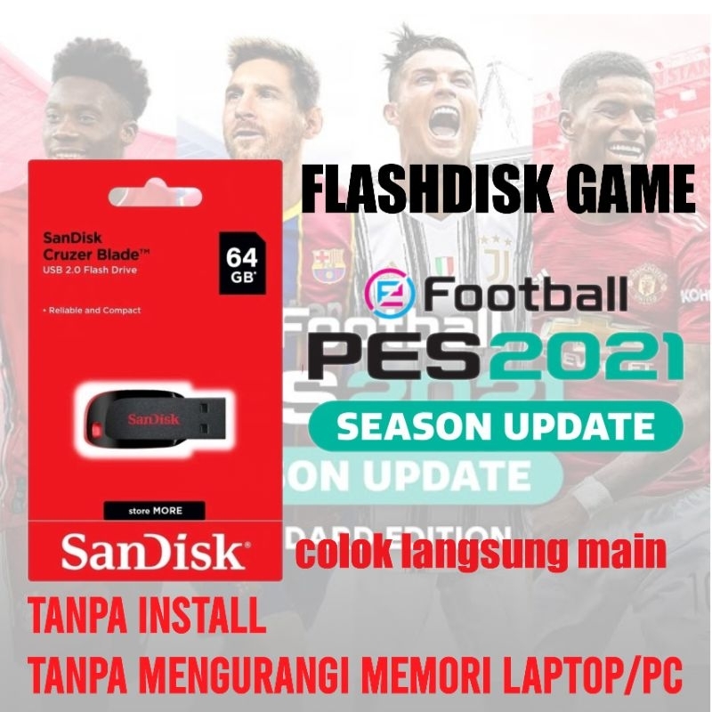 Jual Flashdisk game PES 2021 (langsung main tanpa install) | Shopee ...