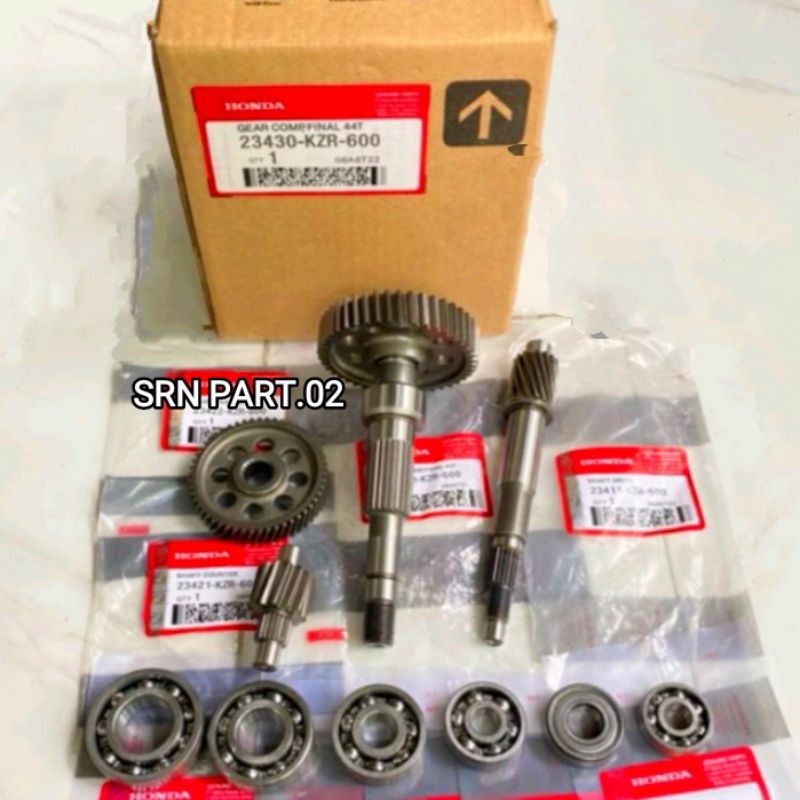 Jual GIGI RASIO PLUS BEARING SET VARIO 125 FI OLD/VARIO 125 NEW/LED/PCX ...