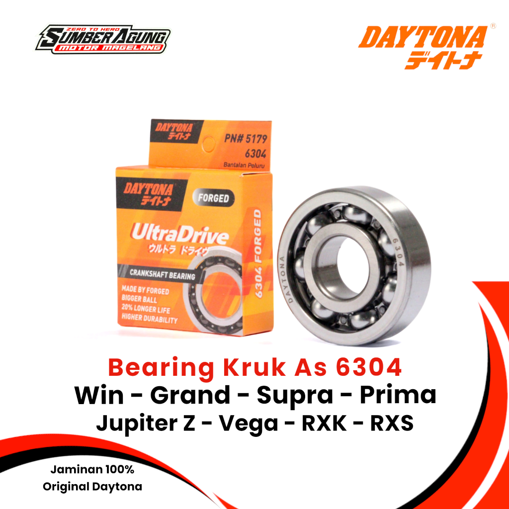 Jual BEARING LAHER LAKER RACING FORGED KRUK AS 6304 WIN GRAND SUPRA ...