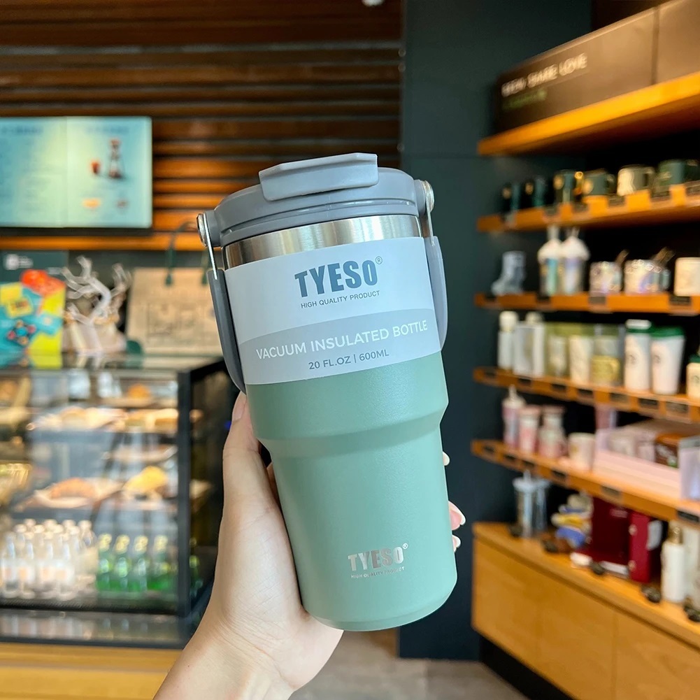 Jual Tyeso Tumbler Minum Stainless Thermos protable termos tumbler air ...