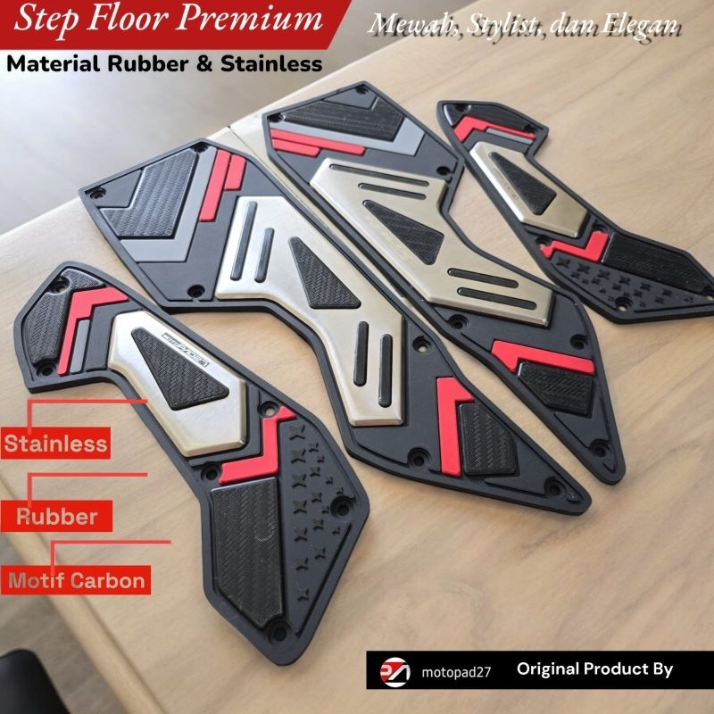 Jual Floor Step Boardrest Karpet Motor Yamaha Nmax New 155 2020 - 2024 ...