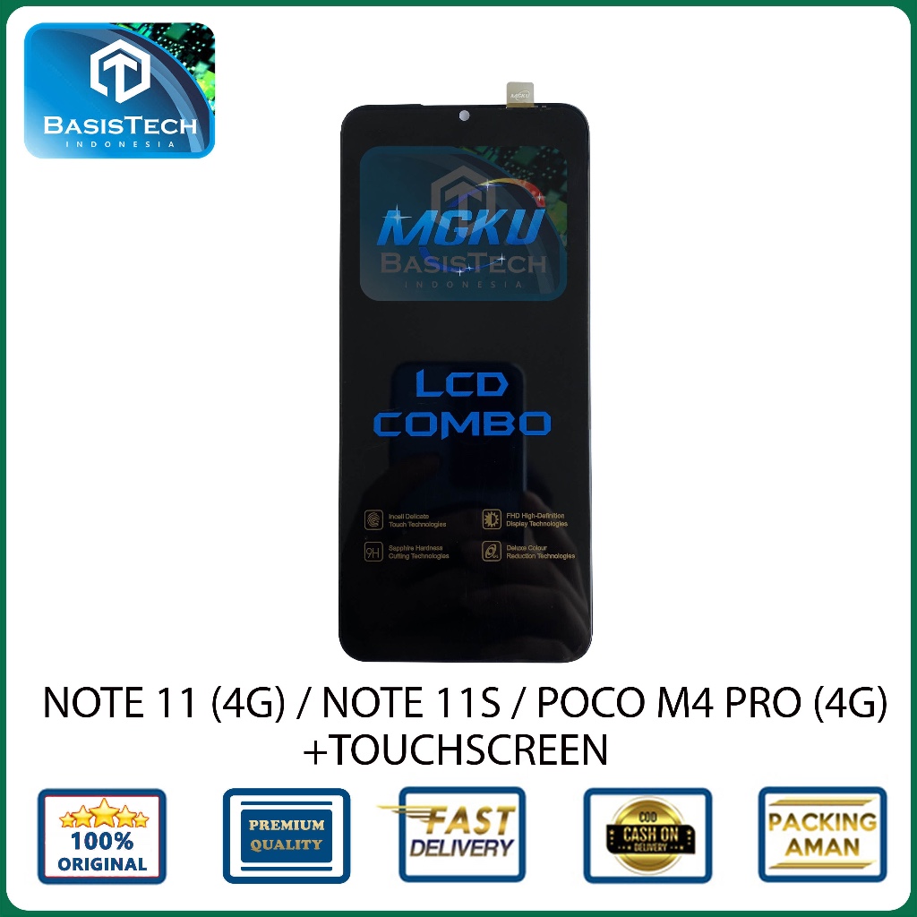 Jual LCD XIAOMI REDMI NOTE 11 4G - NOTE 11s - POCO M4 PRO 4G ( FLEXIBLE SAMPING ) - MGKU ...