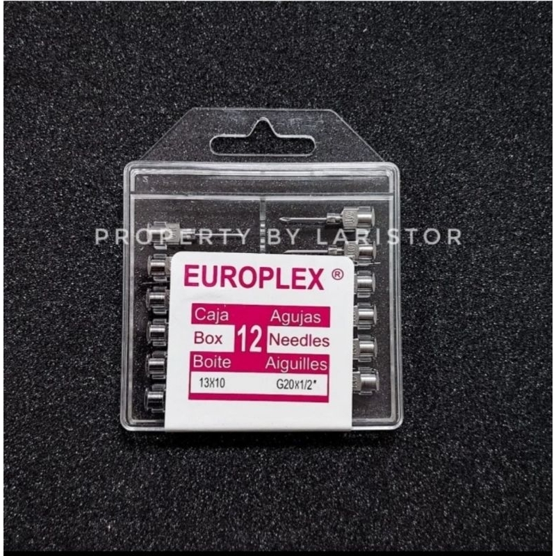 Jual Jarum Hewan Europlex 20G x 1/2 Nal Needle Syringe | Shopee Indonesia