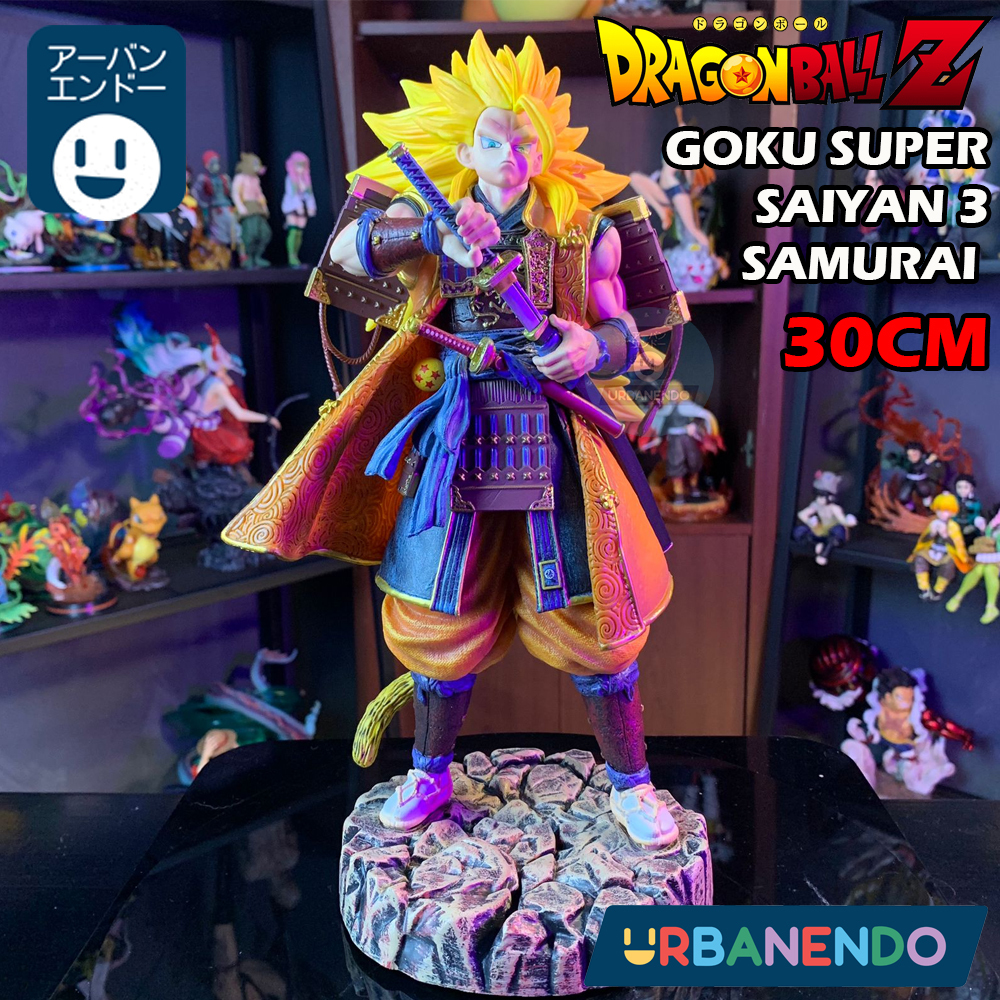 Jual Action Figure Dragon Ball Goku Super Saiyan 3 Samurai Edition 30cm ...