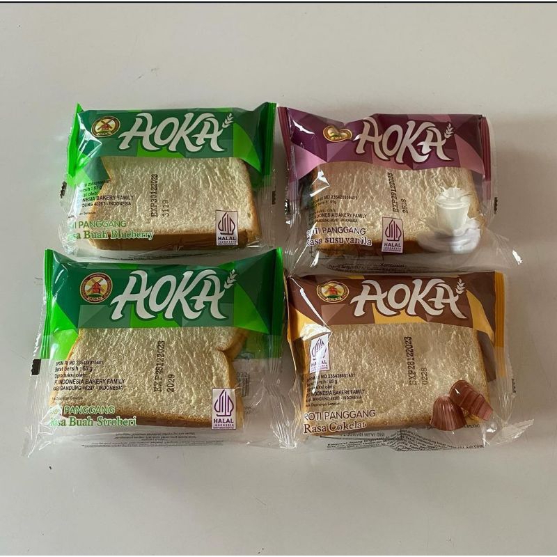 Jual Roti Panggang Aoka 65gr | Shopee Indonesia