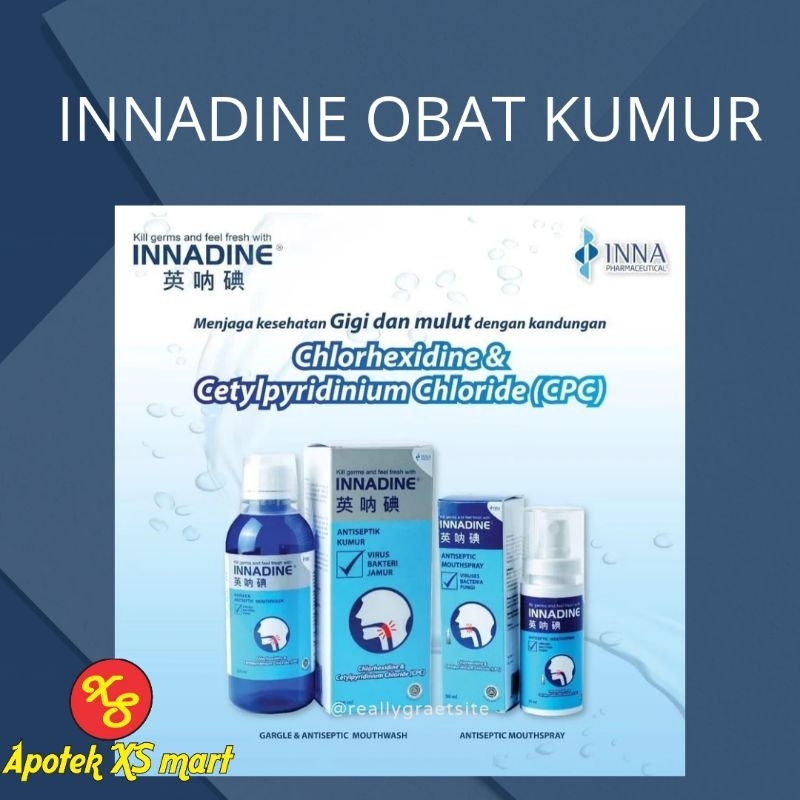 Jual INNADINE ANTISEPTIC MOUTHWASH / OBAT KUMUR | Shopee Indonesia