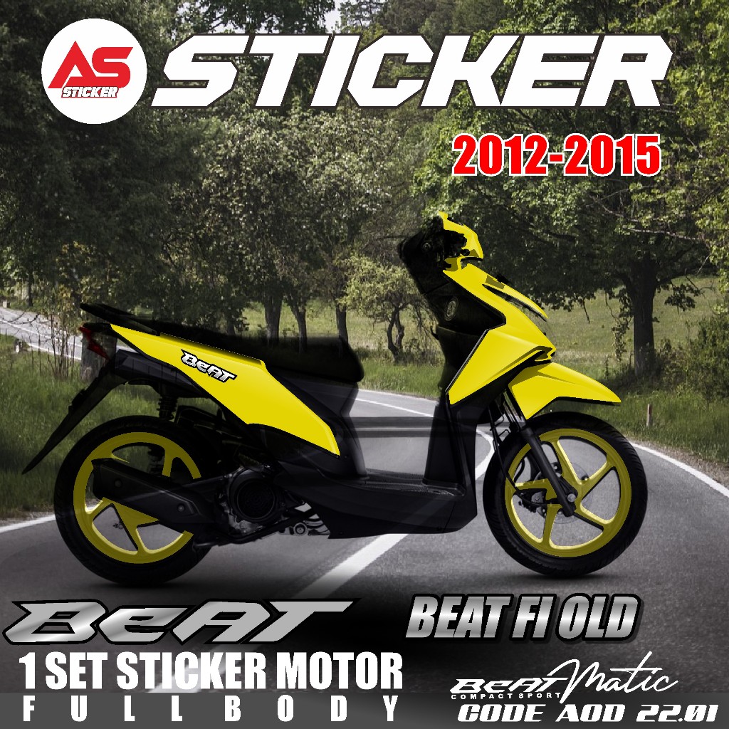 Jual Decal Dekal Sticker Stiker Striping BEAT FI OLD FULL BODY DESIGN ...