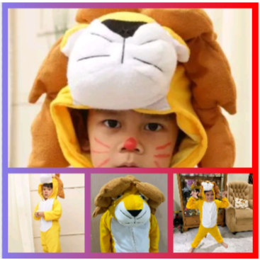 Jual Kostum singa anak baju singa kepala boneka kostum singa anak anak ...