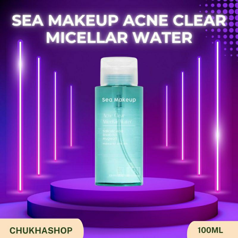 Jual Sea Makeup Seamakeup Acne Clear Micellar Water 300ml | Shopee ...