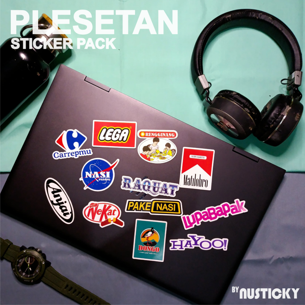 Jual STICKER PACK PLESETAN | Stiker Aesthetic Stiker Lucu Stiker Laptop ...