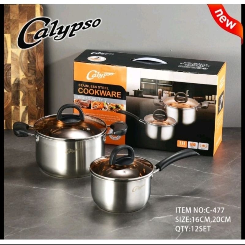 Jual Calypso-Panci Set Stainless Steel Tebal Cookware Set Calypso ...