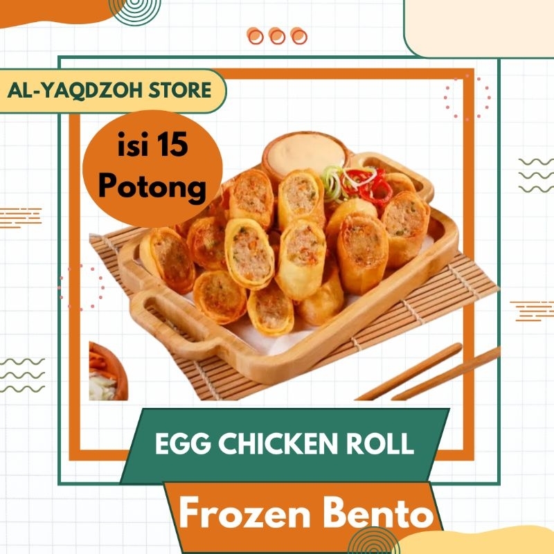 Jual Egg Chicken Roll | FROZEN FOOD | 1 Pack isi 15 potong | Shopee ...