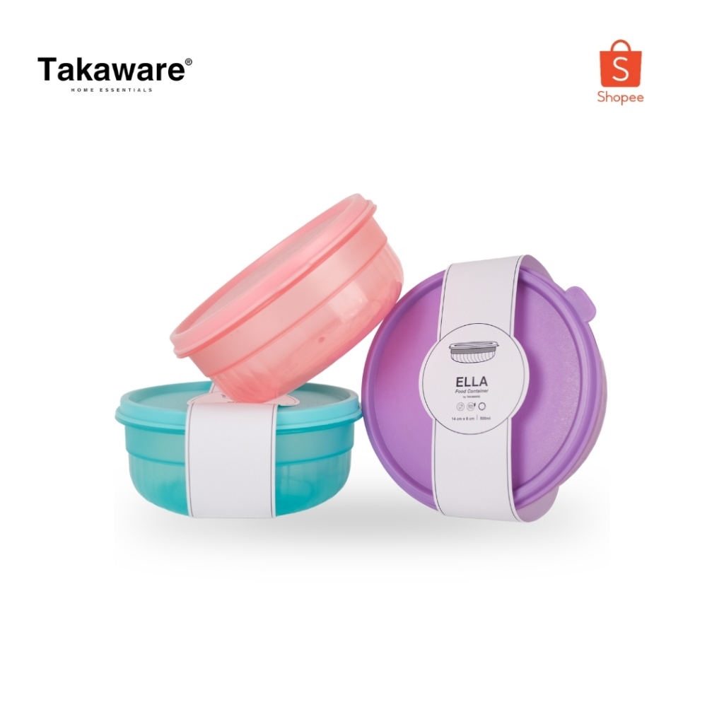 Jual Takaware - Ella Set 3pcs Wadah Makanan Plastik Food Container ...