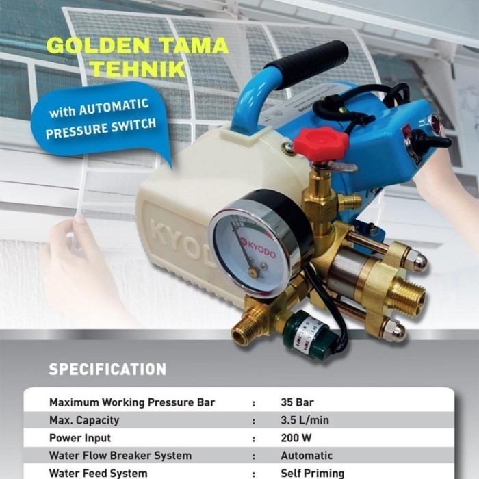 Jual Jet Cleaner otomatis KYODO KDC 20E / mesin cuci ac KYODO KDC 20E ...