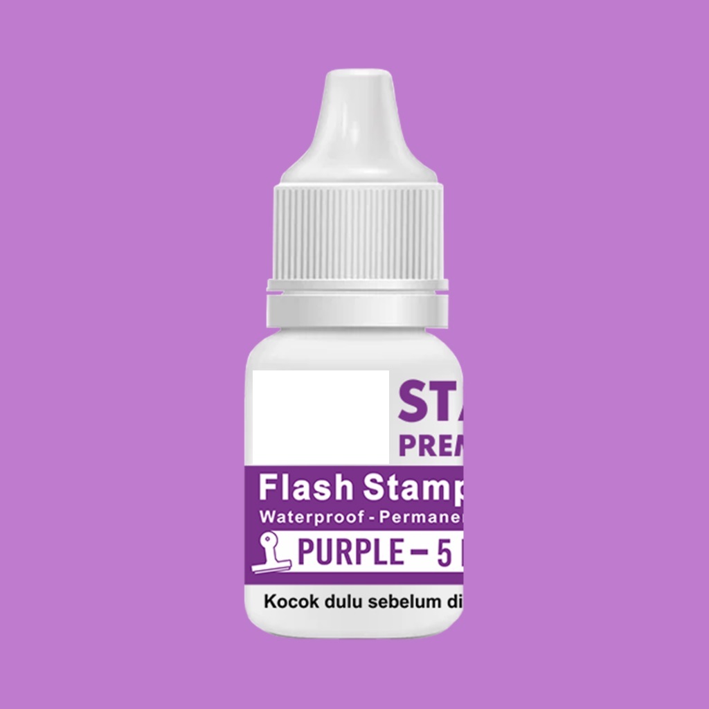Jual Tinta Stempel Flash 5ml / Tinta Isi Ulang Stempel Nilai Guru ...