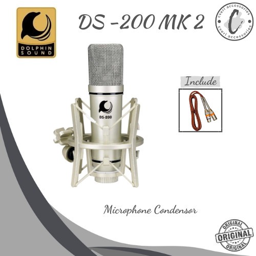 Jual Dolphin Sound DS200 MK2 Microphone Condensor with Shockmount DS ...