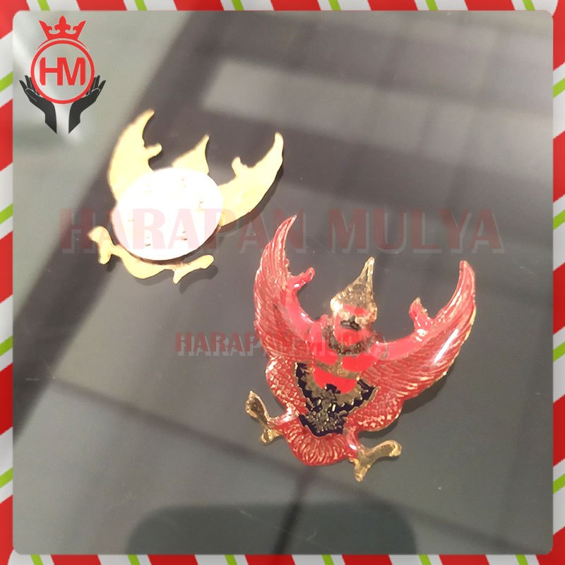 Jual Pin Lambang Negara Thailand Collar Pin Coat of Arms Thailand Pin ...