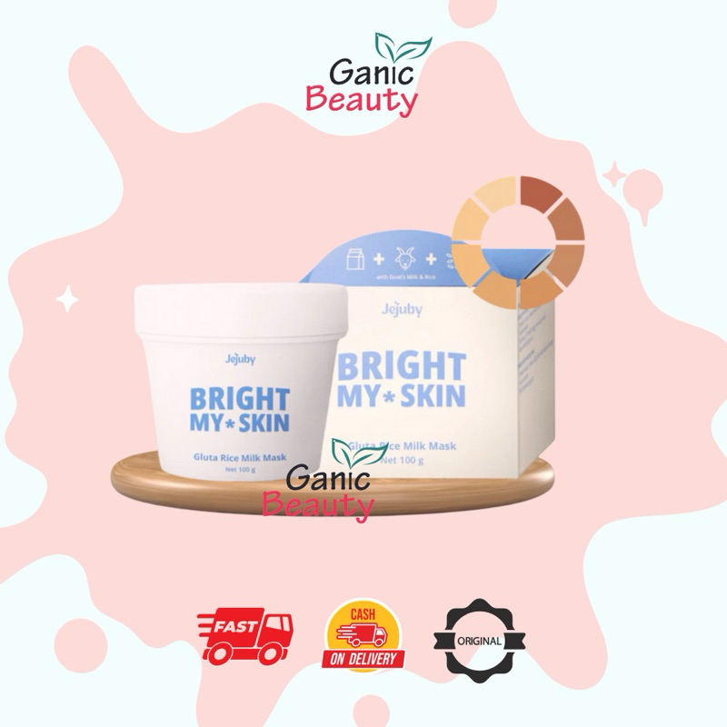 Jual Jejuby Gluta Rice Milk Body Mask Bright My Skin Bleaching | Shopee ...