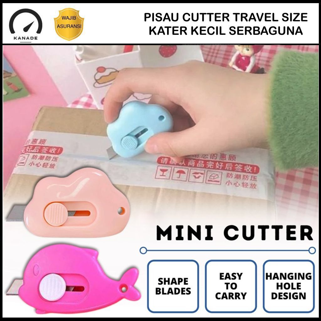 Jual Cutter Mini Lucu Model Awan Pisau Kater Kecil Alat Bantu Pembuka ...