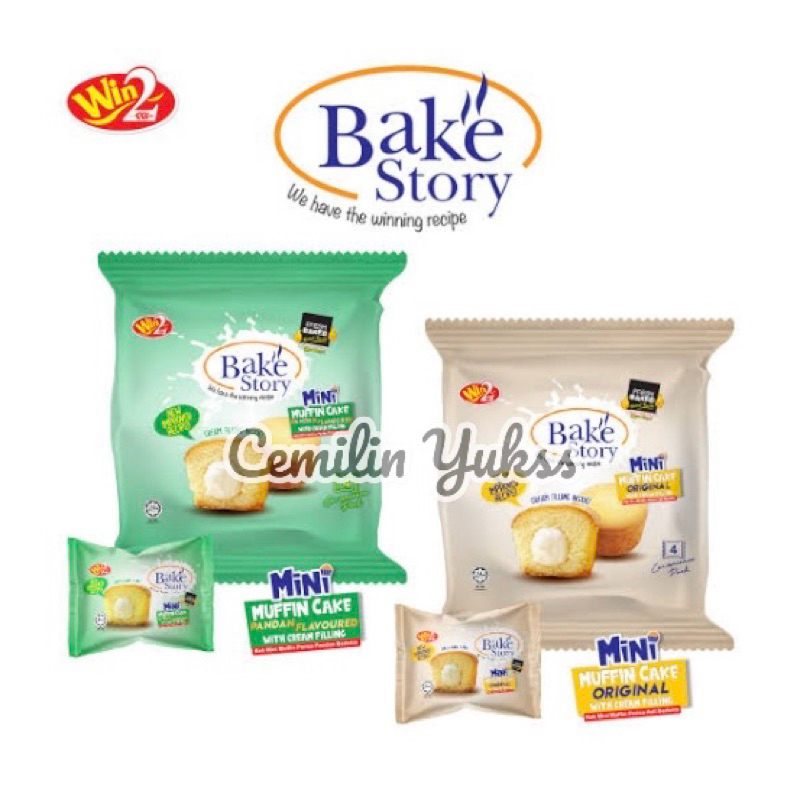 Jual Win2 Bake Story Mini Muffin Cake 200g Pie Malaysia Cup Cake Mini ...