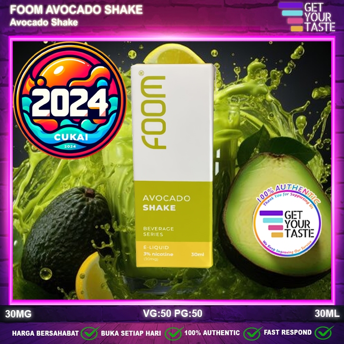 Jual Liquid FOOM Avocado Shake Salt Nic 30ML Saltnic by Foom x Maad ...