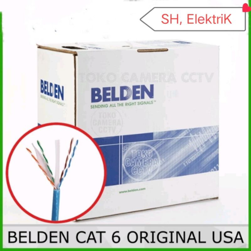 Jual KABEL LAN UTP CAT6 BELDEN CAT 6 ECERAN/ METERAN | Shopee Indonesia
