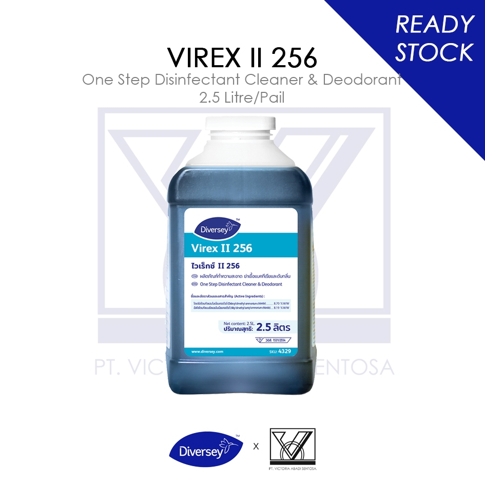 Jual Diversey Virex II 256 - One Step Disinfectant Cleaner & Deodorant ...