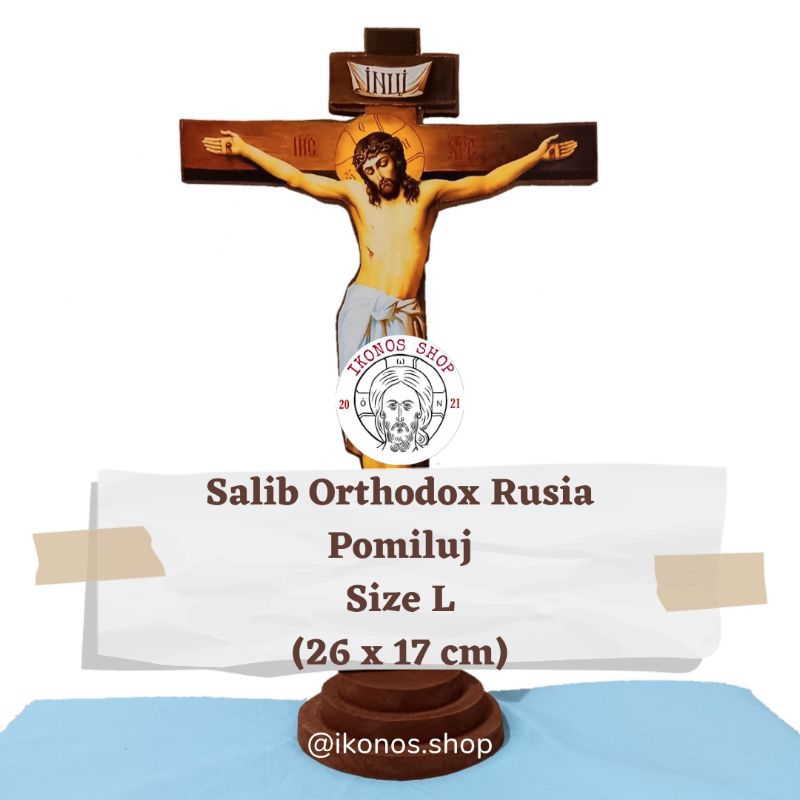 Jual Salib Orthodox Rusia Pomiluj Size L | Shopee Indonesia