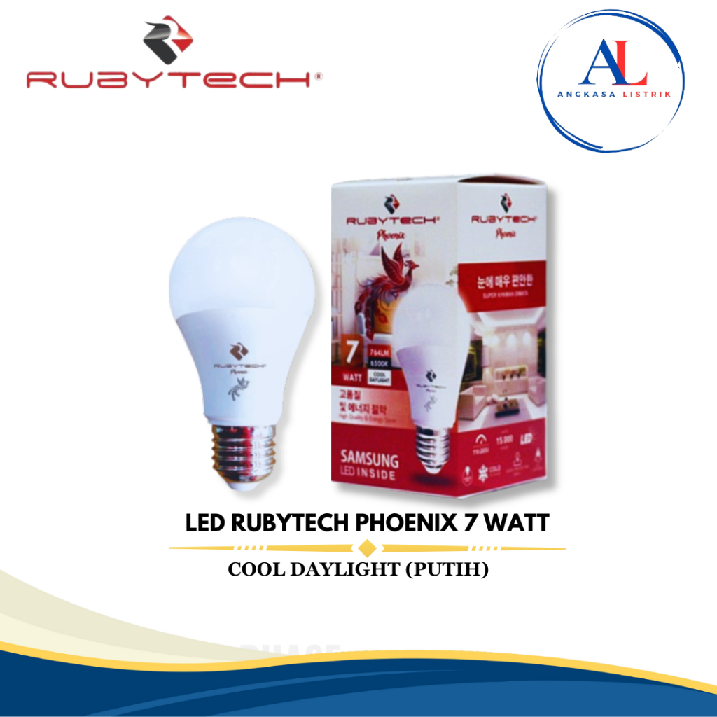Jual Lampu Led RUBYTECH LED-PHOENIX A-BULB 7W | Shopee Indonesia