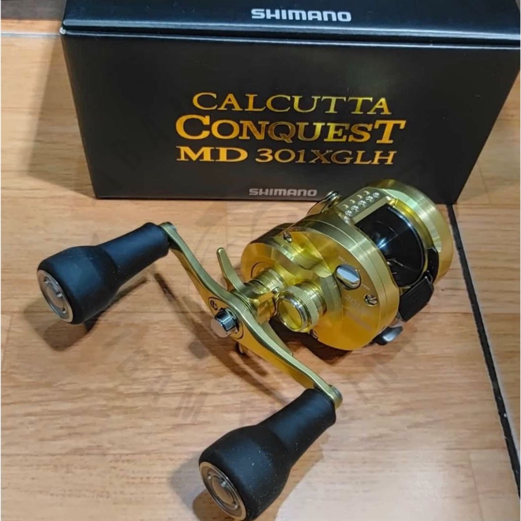 Jual Reel Shimano Calcutta Conquest MD 301XGLH 2023 | Shopee Indonesia
