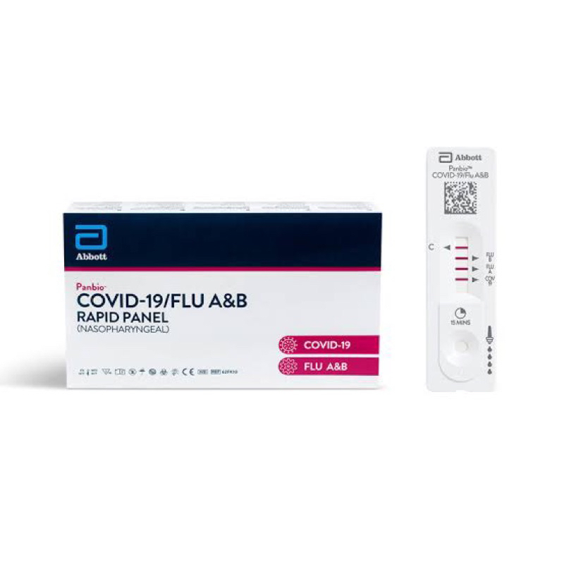 Jual Antigen Panbio Flu and Covid Influenza A&B 1 set Test alat tes ...