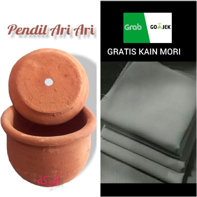 Jual Modern kendi ari ari bayi pendil kecil Gratis Kain Mori | Shopee ...