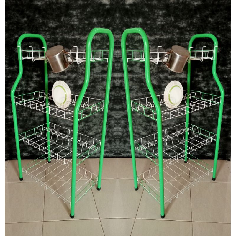 Jual Rak Piring Besi Dragon susun 4 serbaguna Rak/Rak | Shopee Indonesia