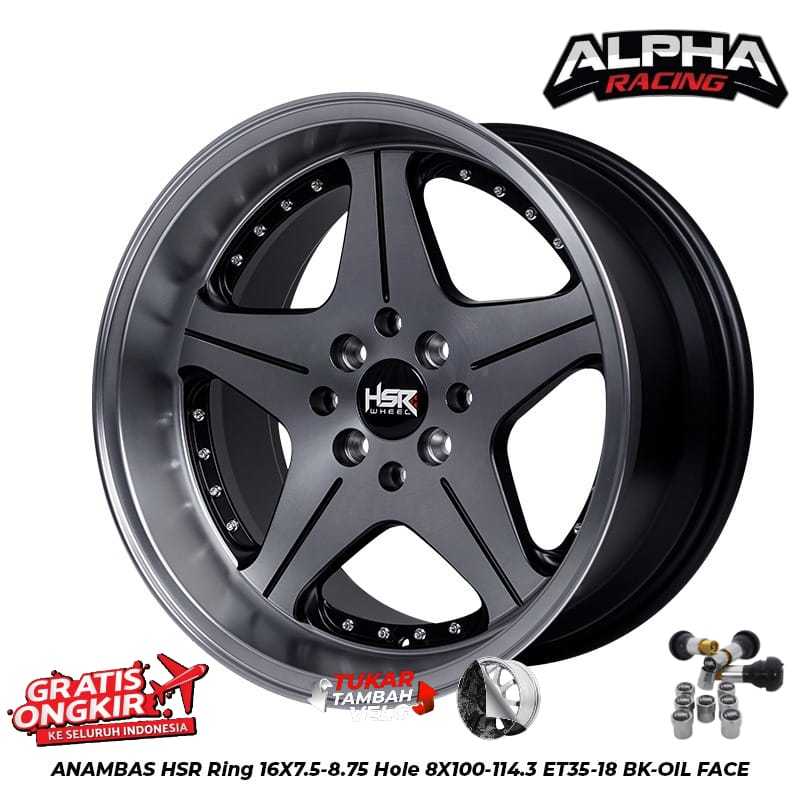 Jual Velg Mobil Original Anambas Hsr R16 Untuk Livina Carry Avanza Xenia Yaris Jazz Mobilio ...