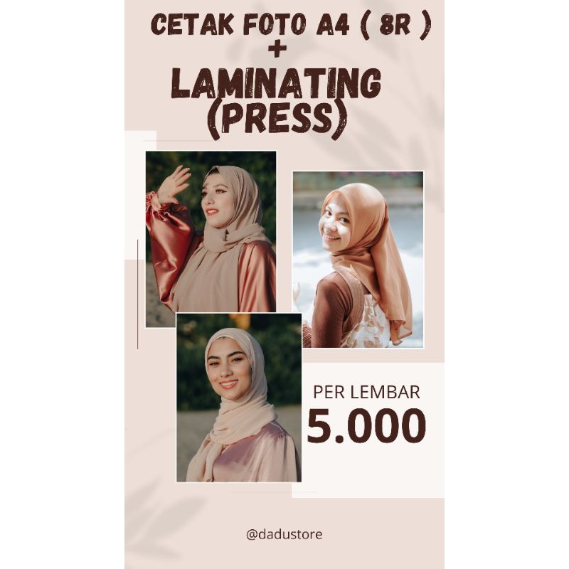 Jual Cetak Foto Artcarton dan Glossy Paper Ukuran 5R 6R 7R 8R A4 (Hasil ...