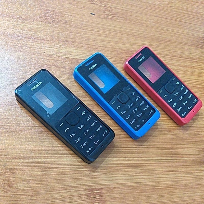 Jual HOUSING NOKIA N105 2015 KWA + KEYPAD ( BELAKANG BOLONG BESAR ...
