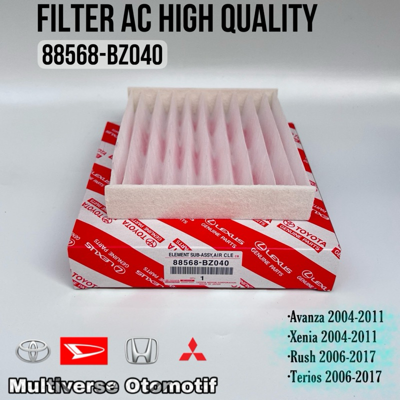 Jual Filter AC Cabin Avanza Xenia Rush Terios 88568-BZ040 | Shopee ...