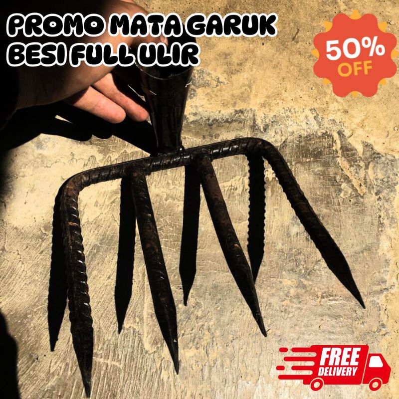 Jual Mata Garuk Cap ayak jago-Alat berkebun-Alat persawahan-Garuk besi ...