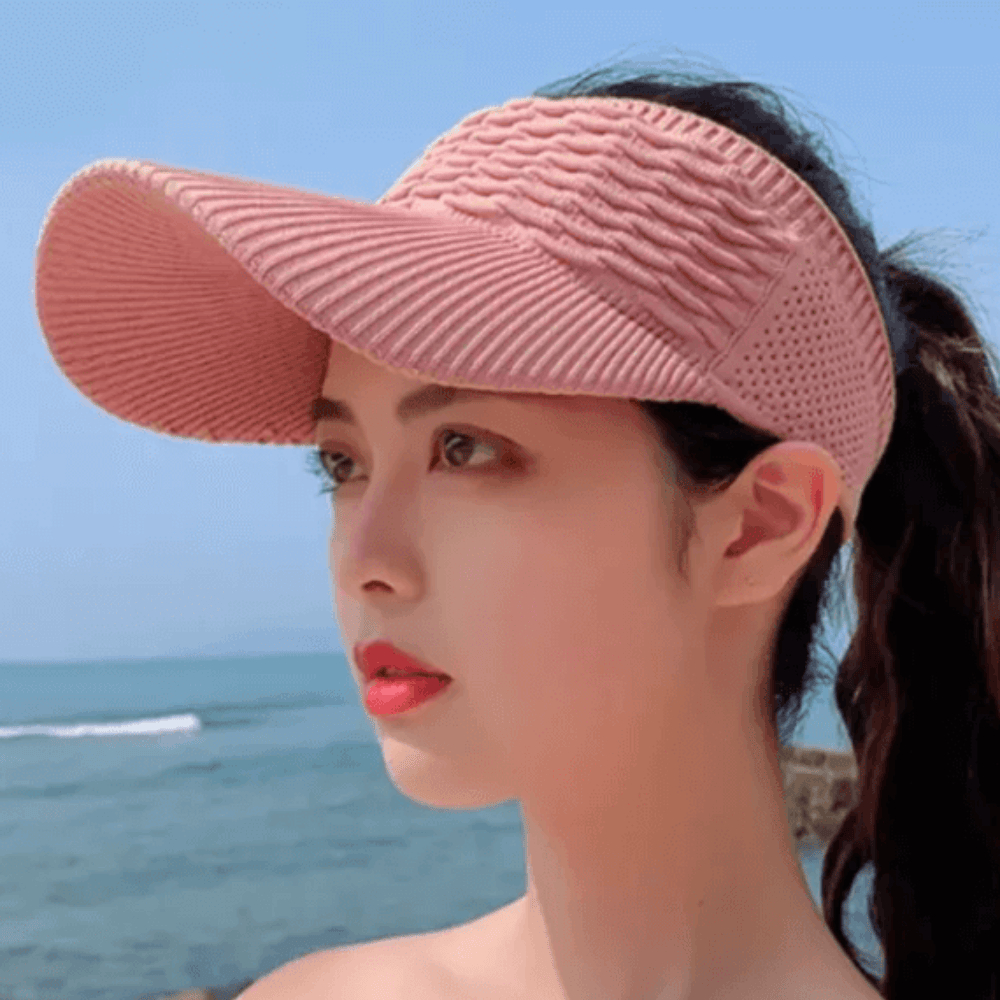 Jual Topi jogging sepeda senam golf sport Rajut start pantai wanita ...