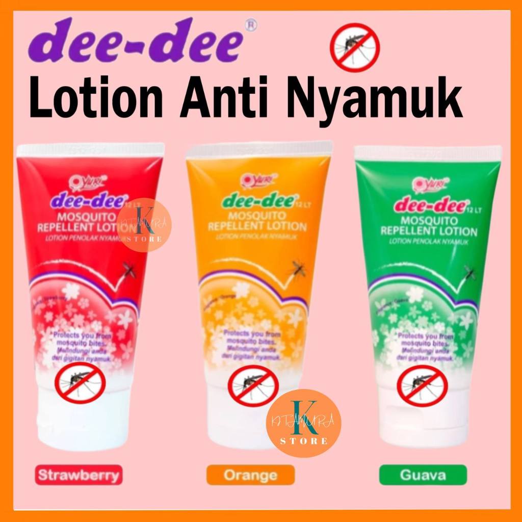 Jual LOTION ANTI NYAMUK DEEDEE 50G LOTION Krim Bayi Anak Anti Nyamuk ...